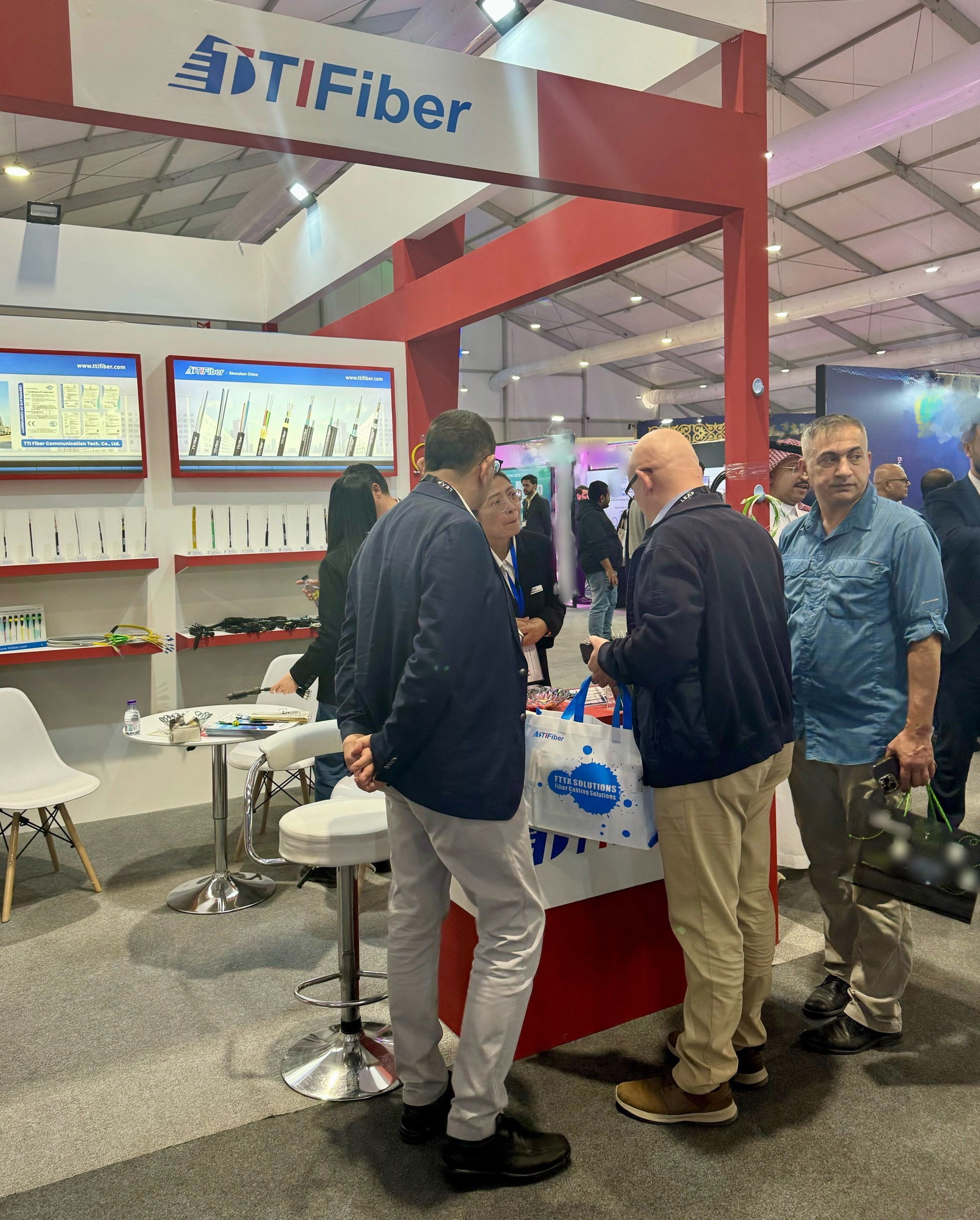 TTI Fiber Exhibits Successfully at LEAP 2024 in Saudi Arabia